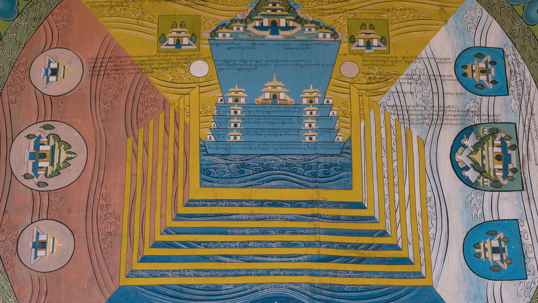 The Five Buddha Families in the Mandala - Tara Mandala