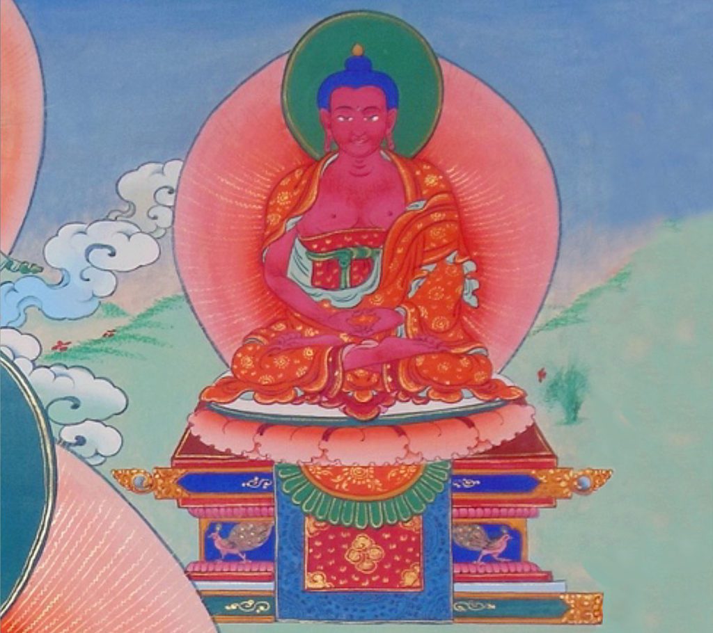 The Five Buddha Families in the Mandala - Tara Mandala